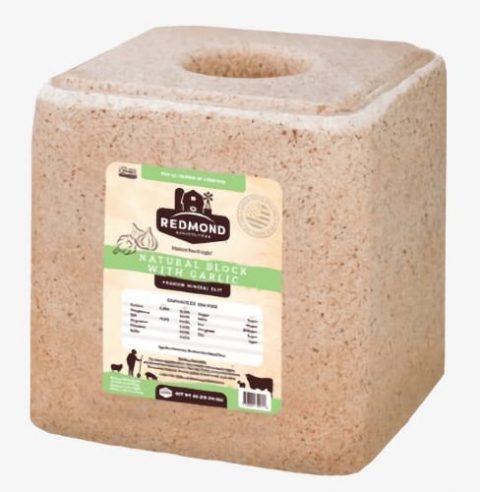 Redmond Salt Block with Garlic - Morrisons Custom Feed